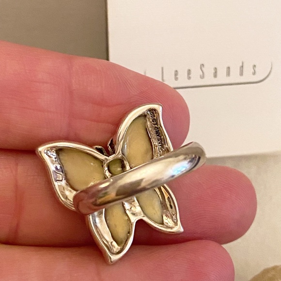 Lee Sands | Jewelry | Lee Sands Sterling Silver Pink Mother Of Pearl ...